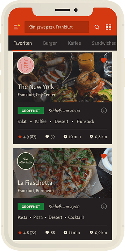Gastro-Liebe heißt Julienne. Nachhaltig Essen bestellen.